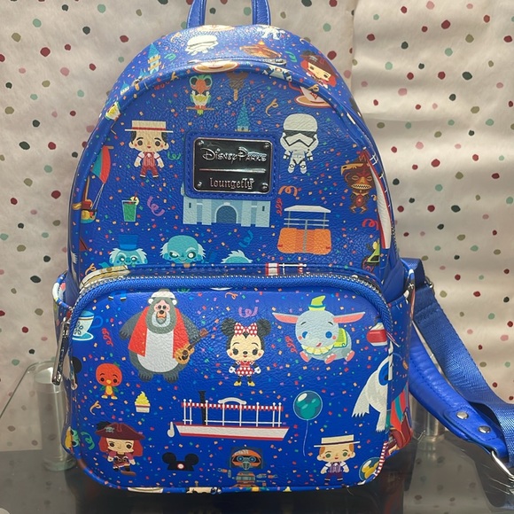 Loungefly | Bags | Disney Parks X Loungefly Chibi Park Icons Bag And ...